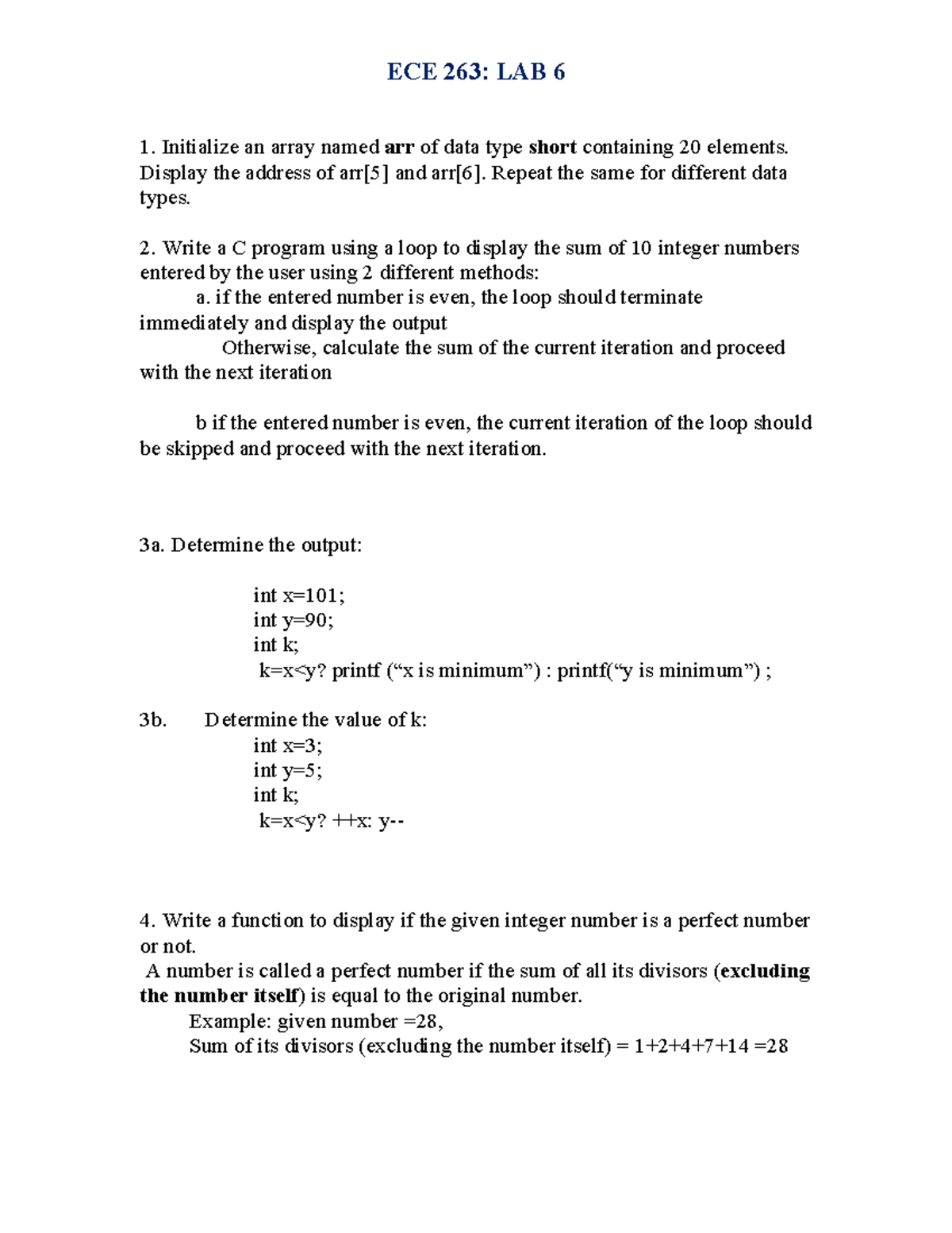 Lab6 - All in class lab - Professor Valli Sanghami Shankar Kumar ...