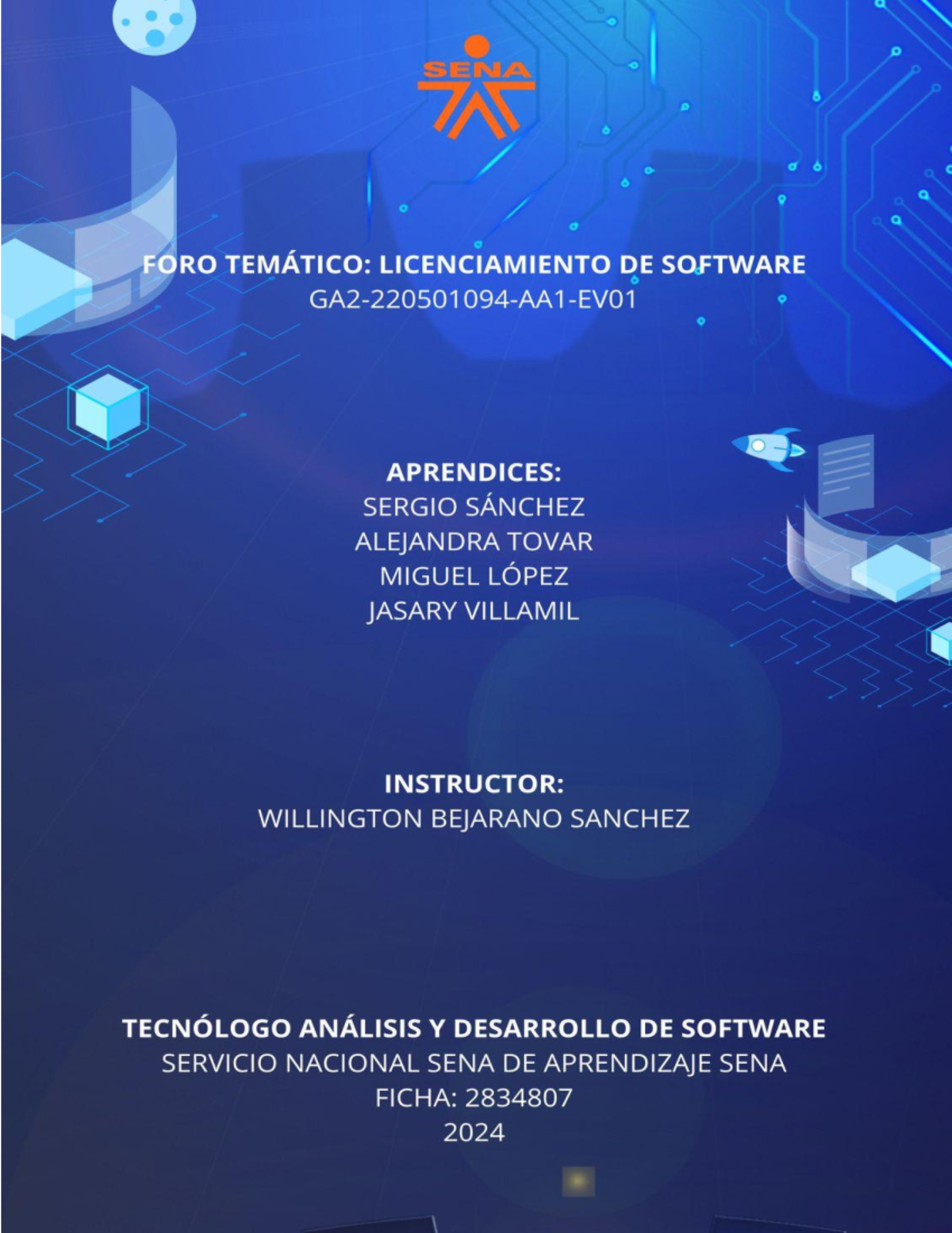 Foro temático Licenciamiento de software - ADSO - Licencia de código abierto: Permite a los ...