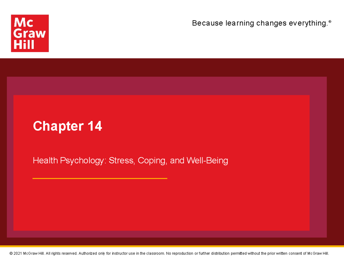 Chapter 14 Health Overview and Key Concepts - Because learning changes ...