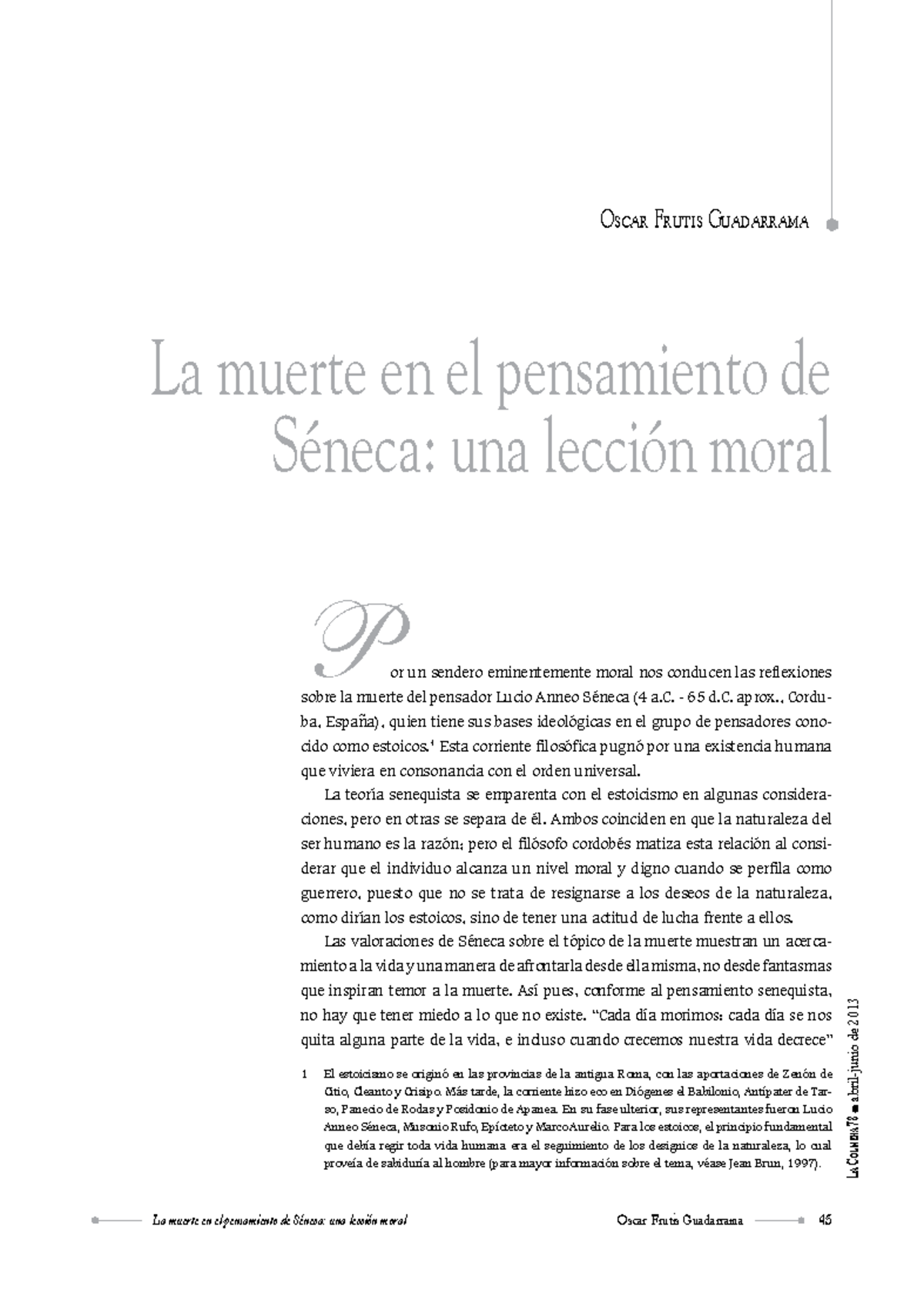 LA Muerte EN EL Pensamiento DE SÉNECA - La muerte en el pensamiento de ...