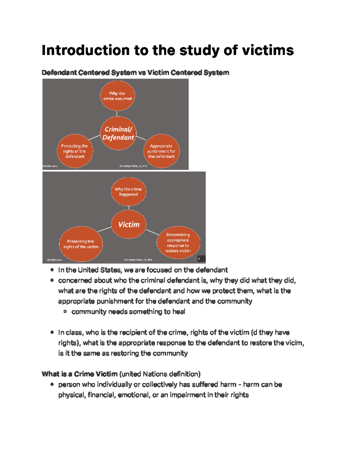 Introduction to the study of victims - I n t ro d u c t i o n to t h e ...
