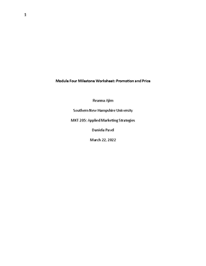 FIN 320 2-2 - FINANCE MODULE 2 ASSIGNMENT - FIN 320 Module 2: Financial ...