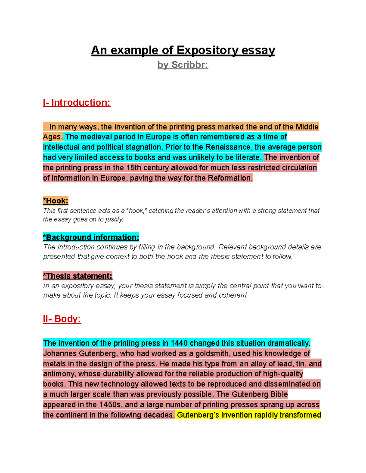 Expository essay - The medieval period in Europe is often remembered as ...