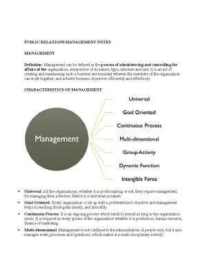 Introduction TO Public Relations Notes - PUBLIC RELATIONS Definition ...
