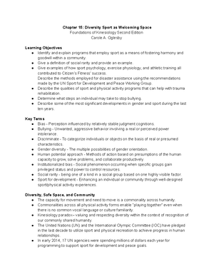 Chapter 12 Sport Management - Chapter 12: Sport Management Foundation ...