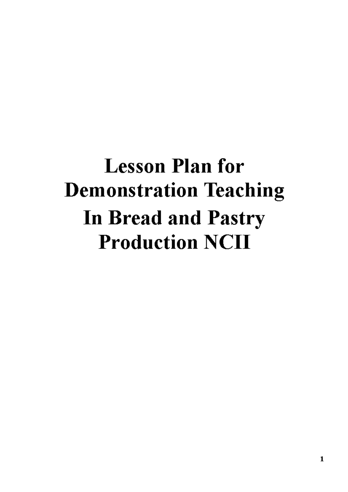 Quarter 3-TVL.docx · version 1 - Lesson Plan for Demonstration Teaching ...