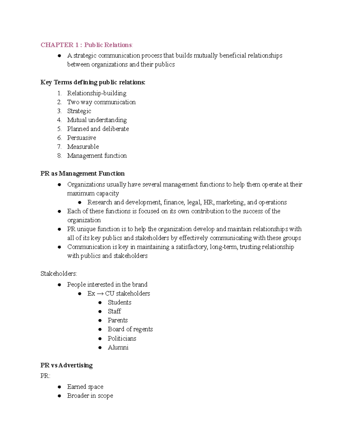 APRD - APRD 2001 lecture notes Kelty Logan Erin Willis - CHAPTER 1 ...
