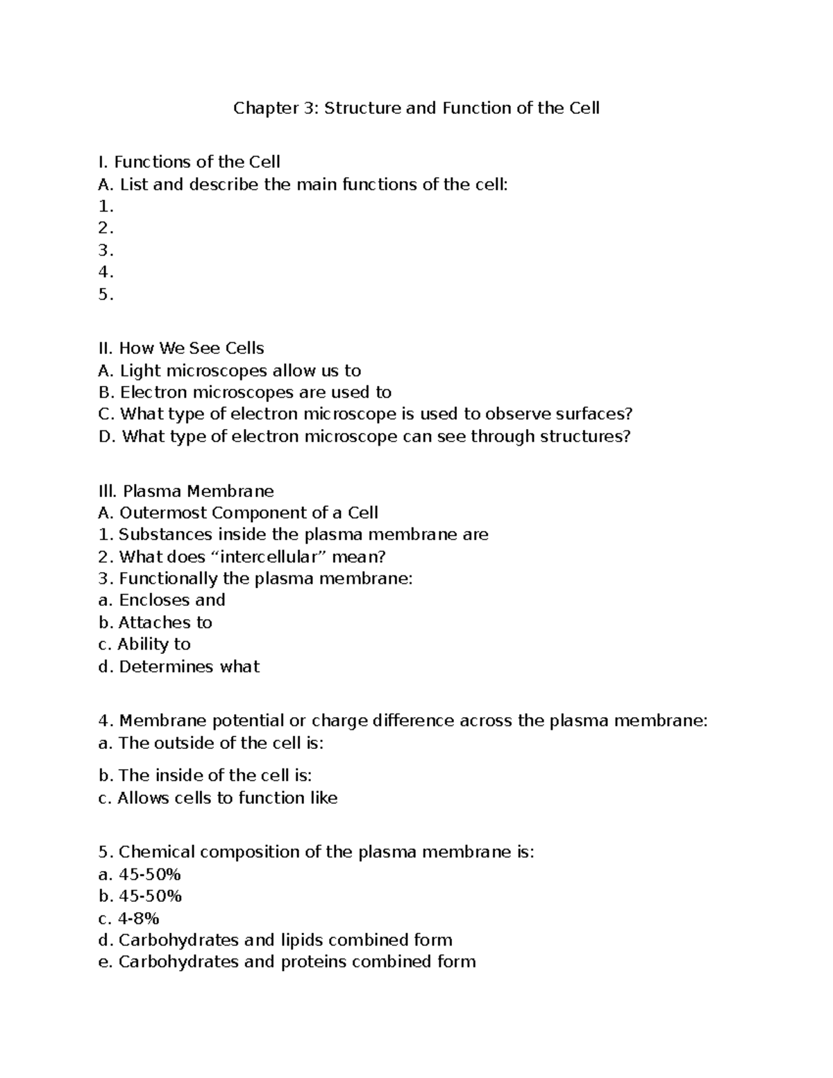 Chapter 3 - Summary Seeley's Anatomy and Physiology - Chapter 3 ...