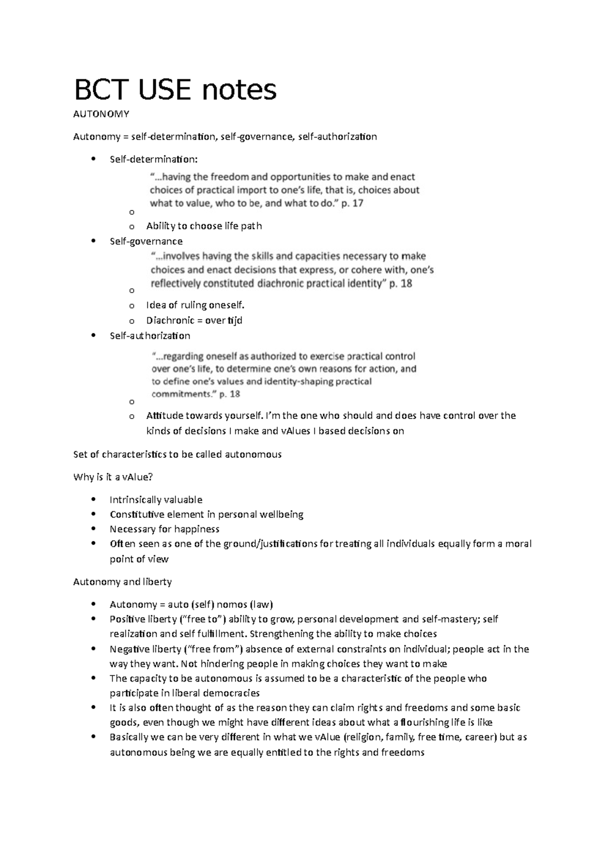 BCT USE notes - College-aantekeningen alle - Numerieke analyse van ...