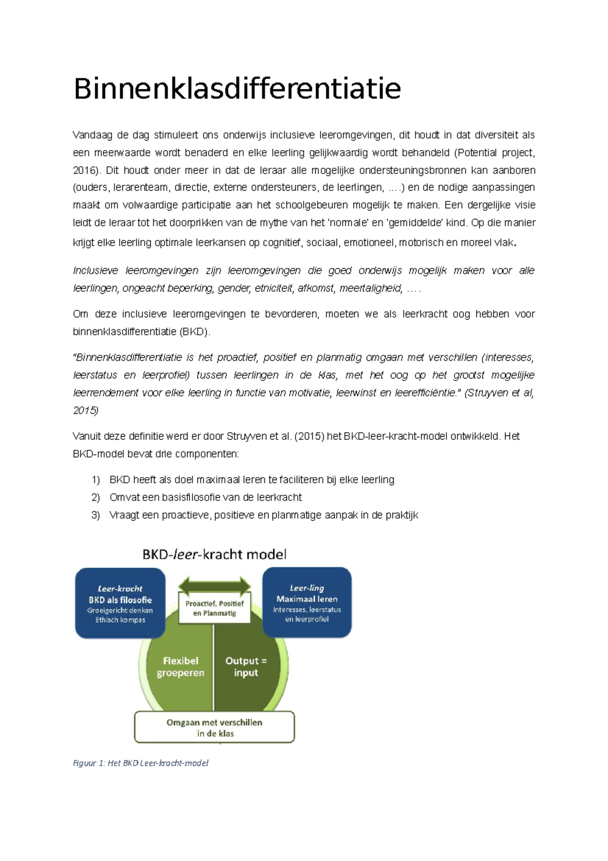 Cursustekst BKD - Binnenklasdifferentiatie - Binnenklasdifferentiatie ...