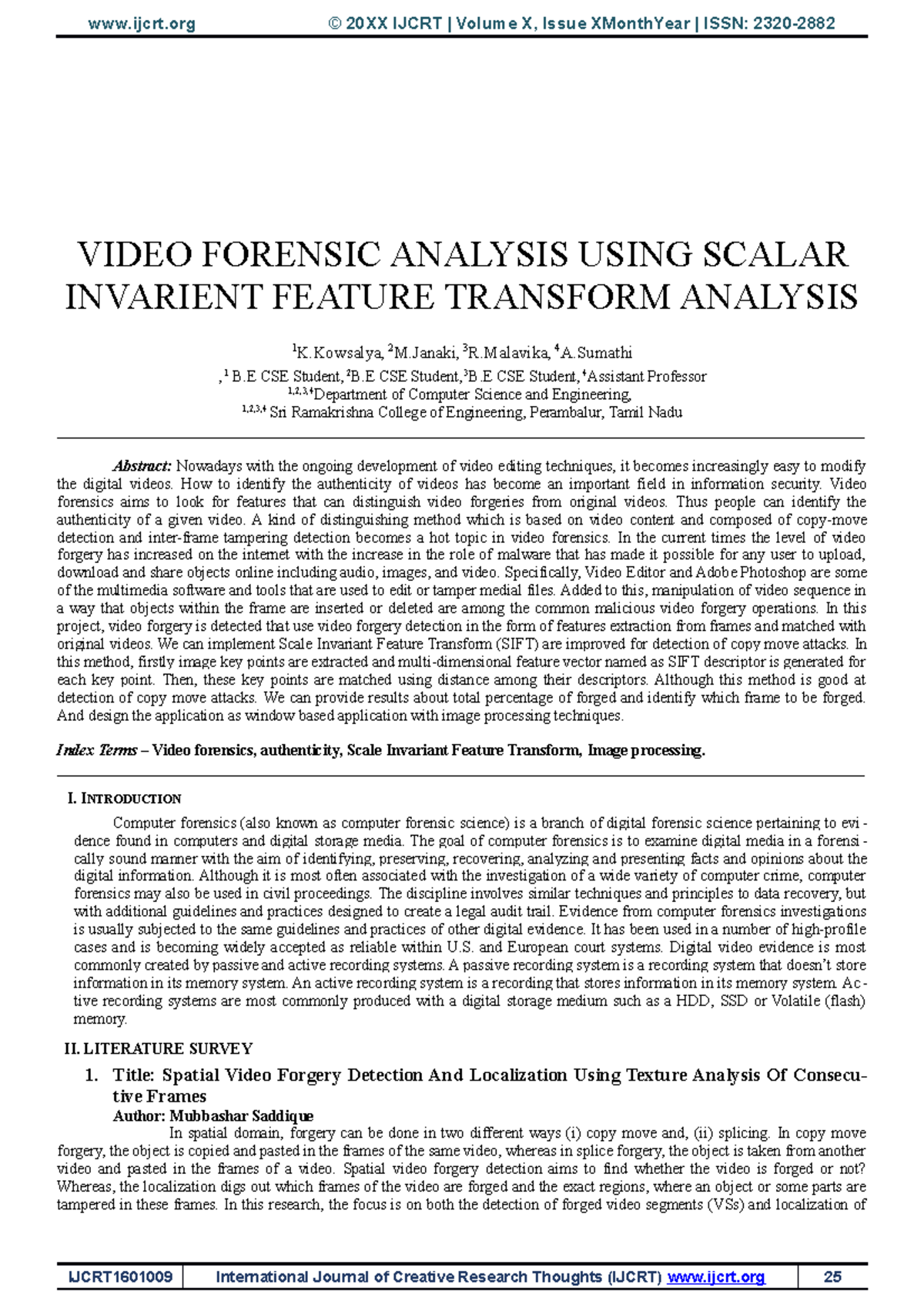 Ijcrt Paper format journal paper computer science and engineering ...
