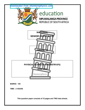 Physical Sciences Gr 10 Summaries, Terms, Definitions, Activities ...
