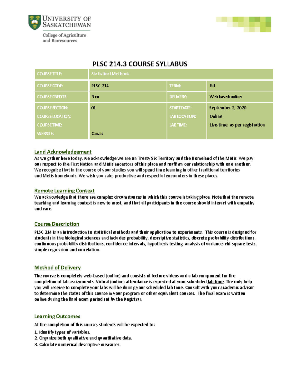 PLSC214Syllabus Fall 2020-2 - PLSC 214 COURSE SYLLABUS COURSE TITLE ...