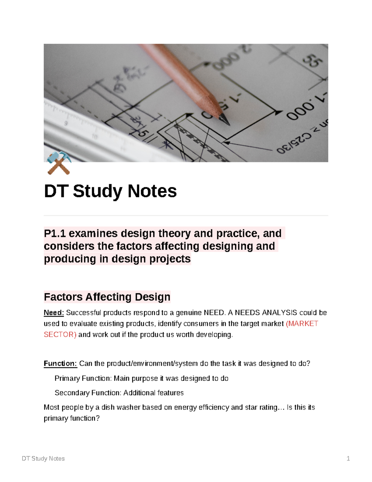 DT Study Notes Notion - ⚒ DT Study Notes P1 examines design theory and ...