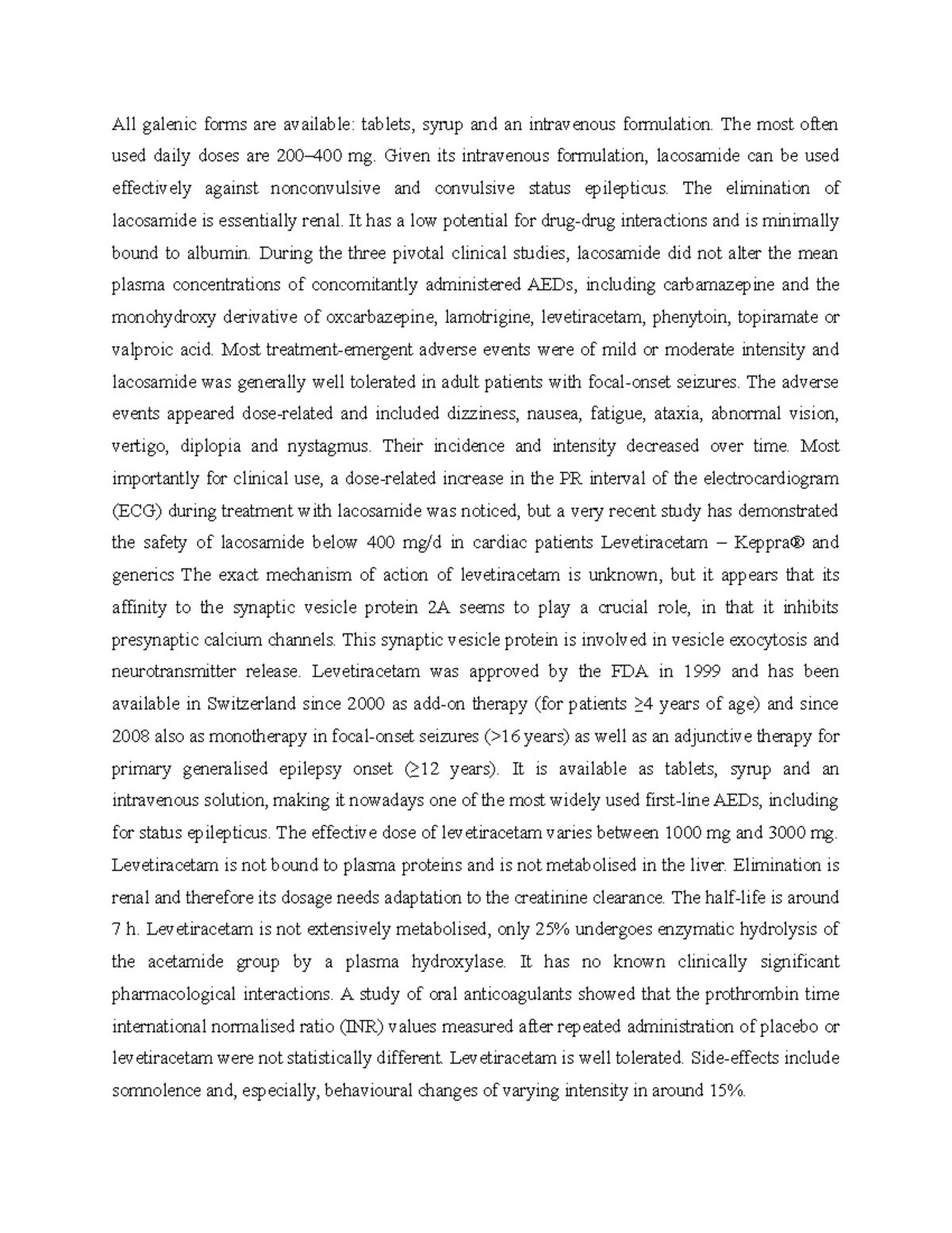 seizure sign and symptoms and drugs administration - All galenic forms ...