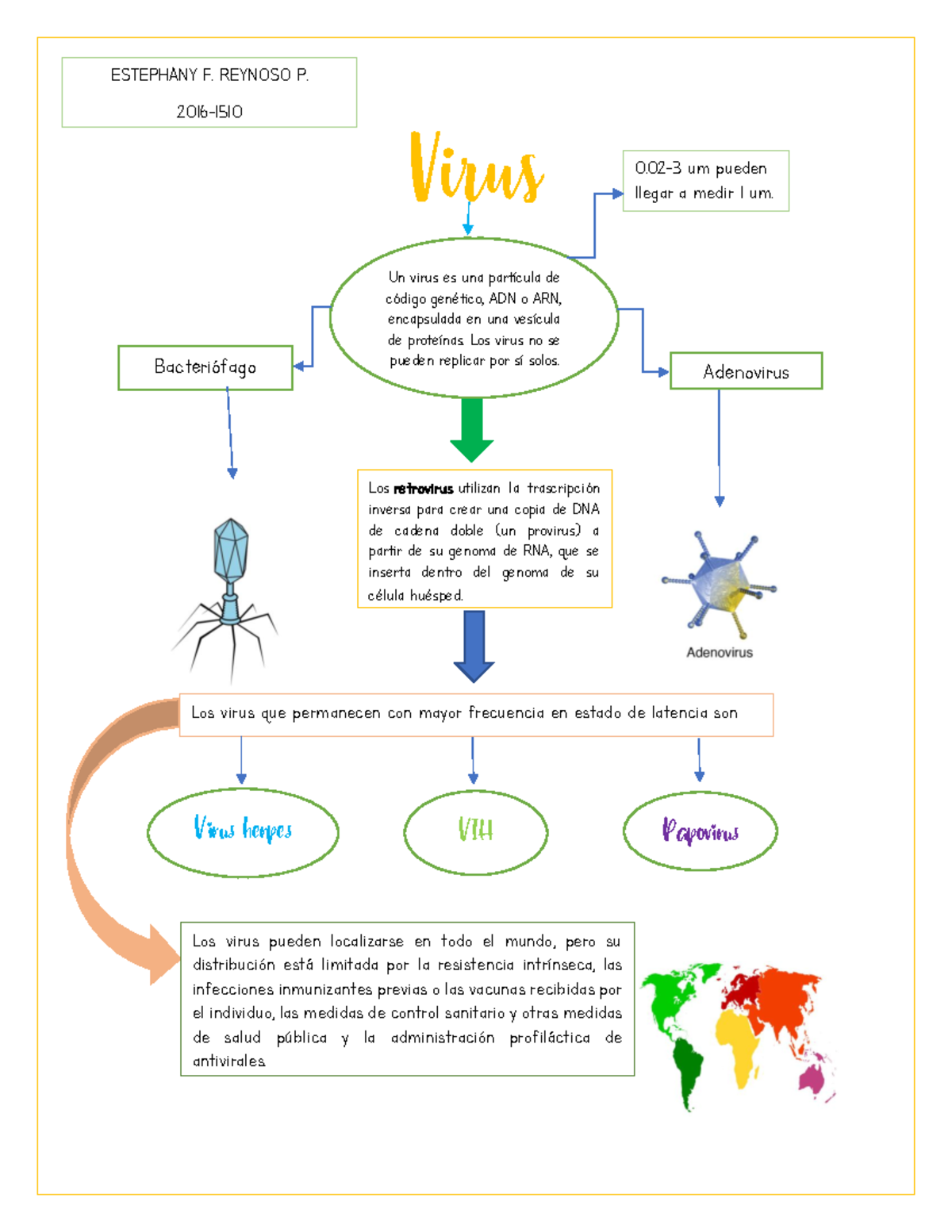 Esquema de virus, bacterias,hongos y parásitos - Un virus es una partícula de código genético ...
