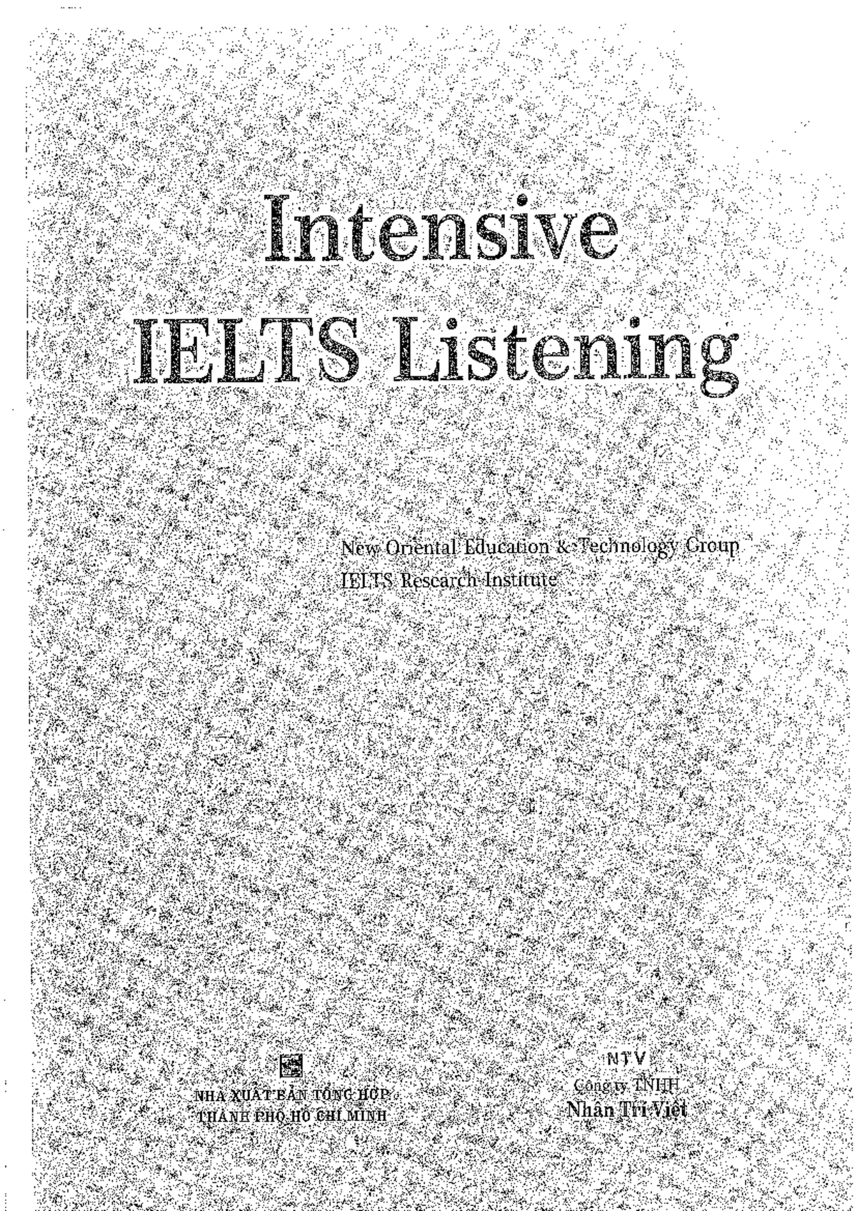 Ebook - ielts intensive listening - Tiếng anh chuyên ngành - Studocu