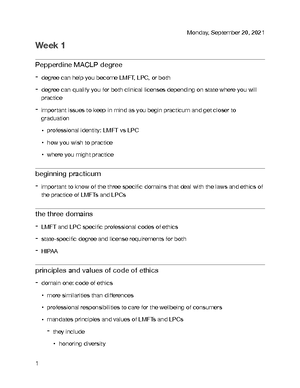 Difference between LMFT and LPCC: Exam Study Guide - Studocu