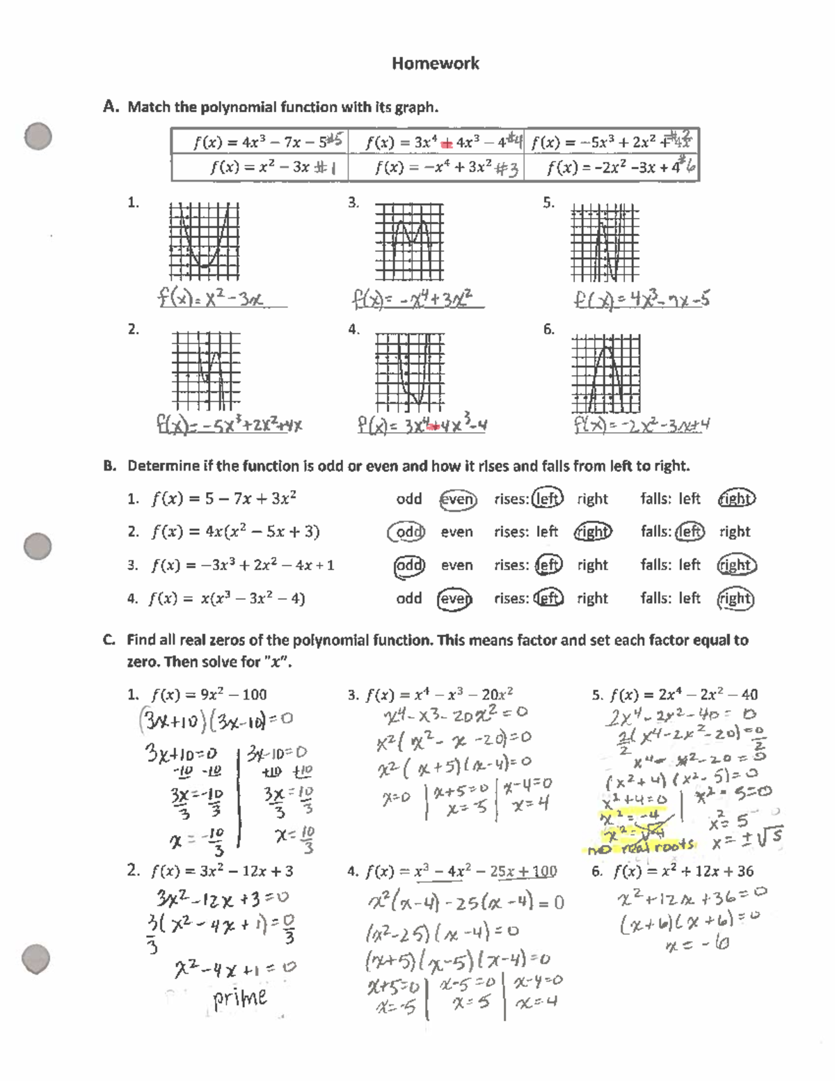 Polynomial+Functions+of+a+Higher+Degree - MTE 3 - Studocu