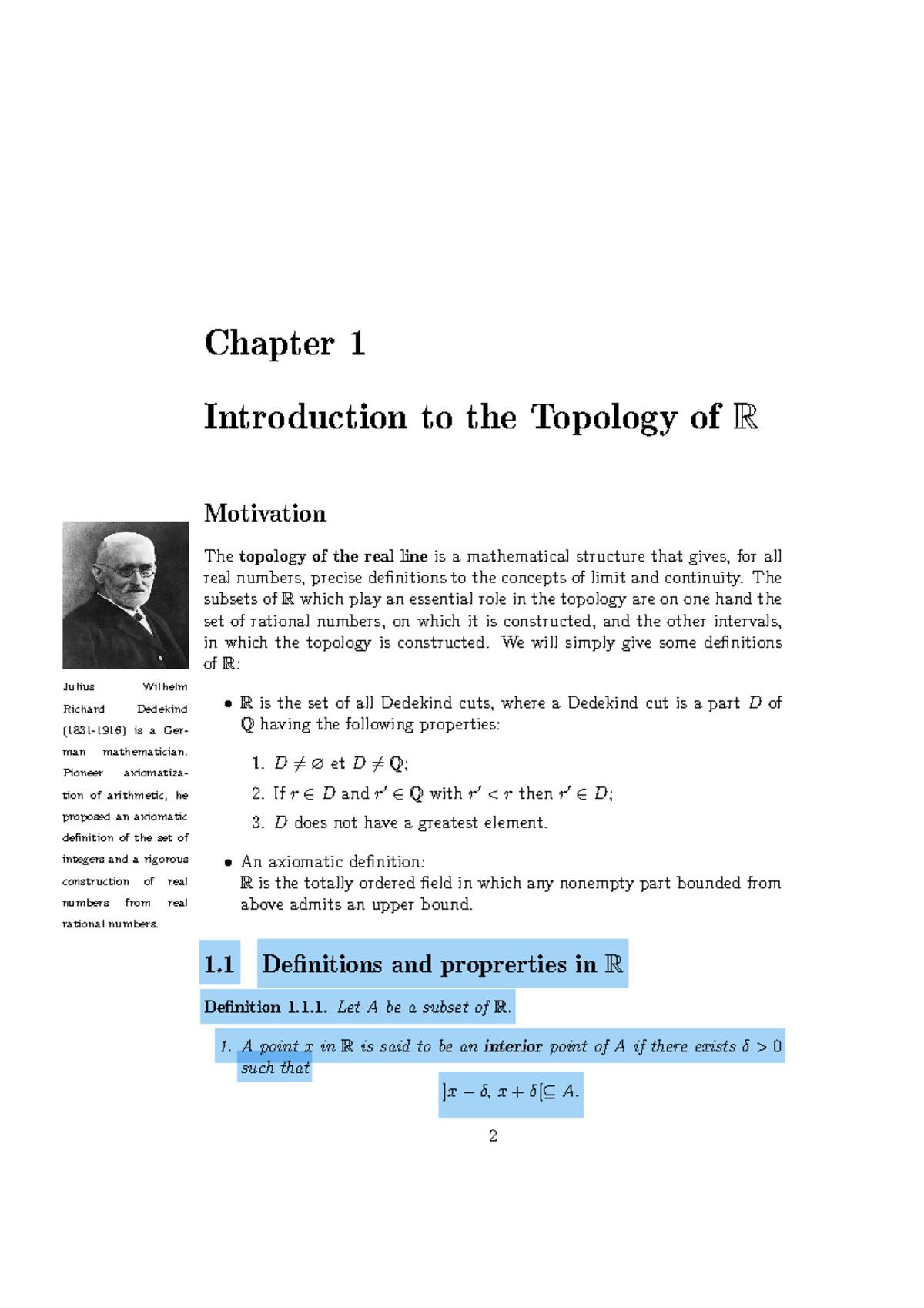 Chapter 1 M1106 2020 first chapter - Chapter 1 Introduction to the ...