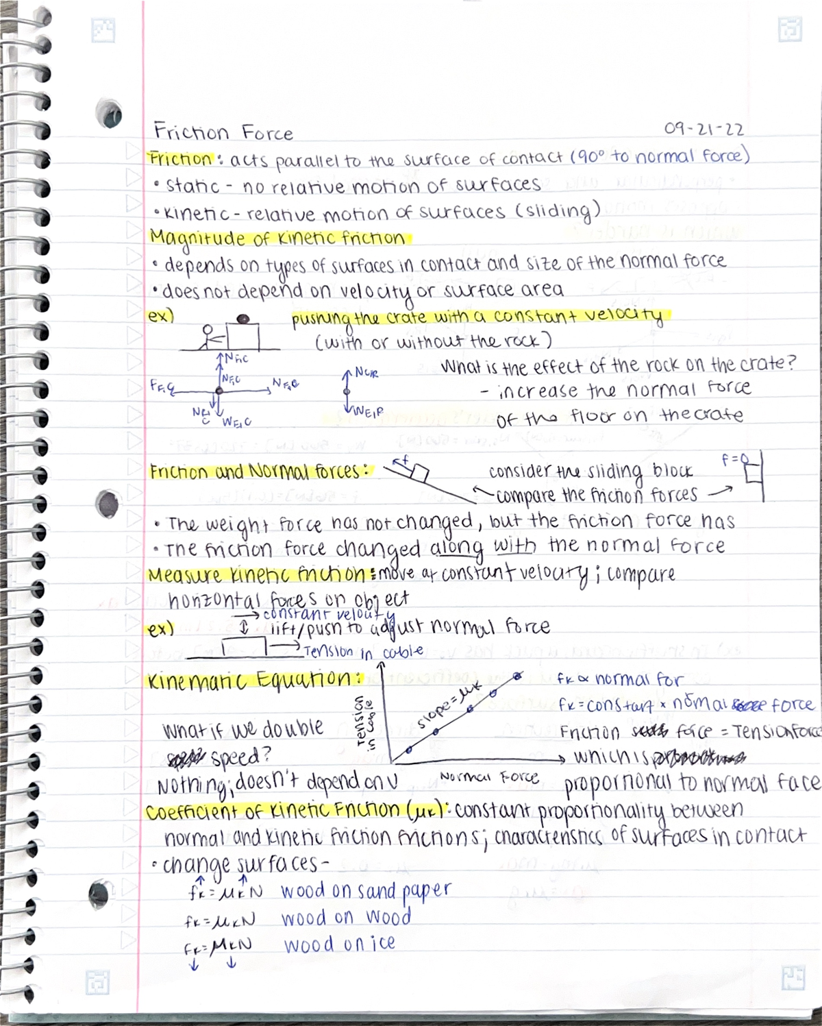 Forceof Friction 092122 PHSX220 - PHY 101 - Studocu