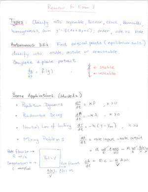 Differential Equations Exam 1 Review split - 2/27/22, 11:47 AM ...