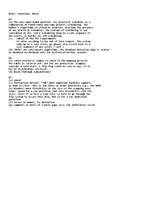 OS Assignment 4 - Operating Systems - Assignment 4 Topic: Concurrency Control Due on or before ...