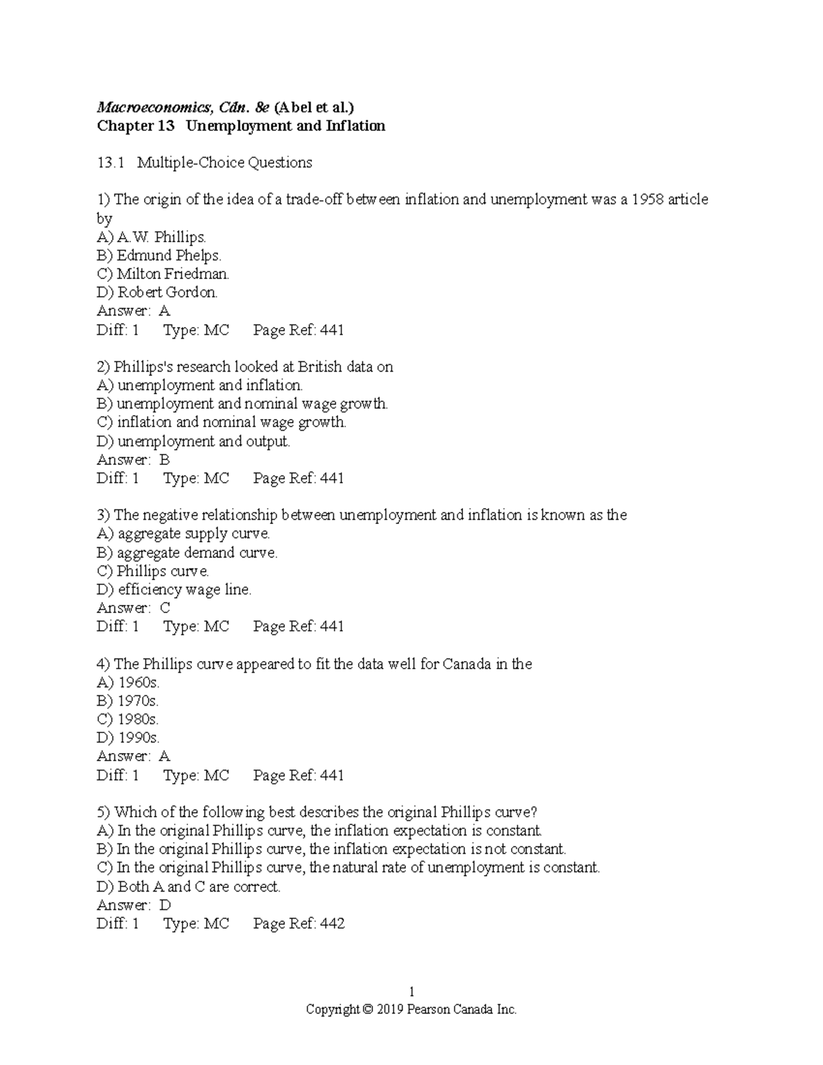 Abel Macro 8c TIF Ch13 - The course material - Macroeconomics, Cdn. 8e ...