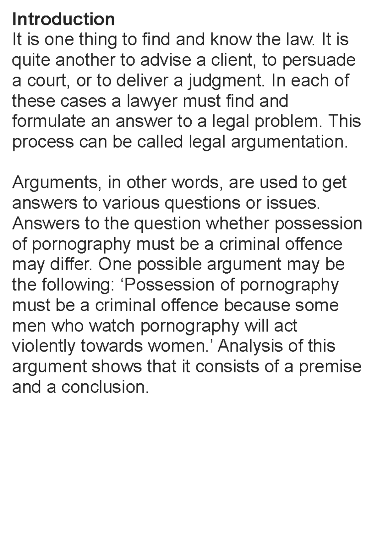 Chapter 17 Intro TO LAW - This is a case note to help law students with ...