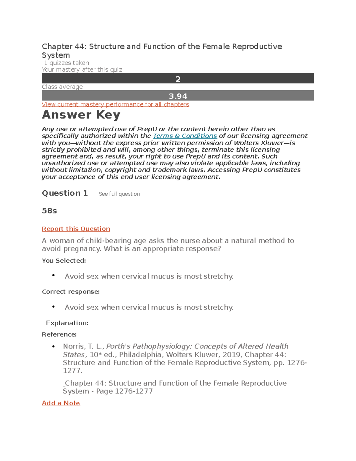 Chapter 44 review - Coursepoint - Chapter 44: Structure and Function of ...