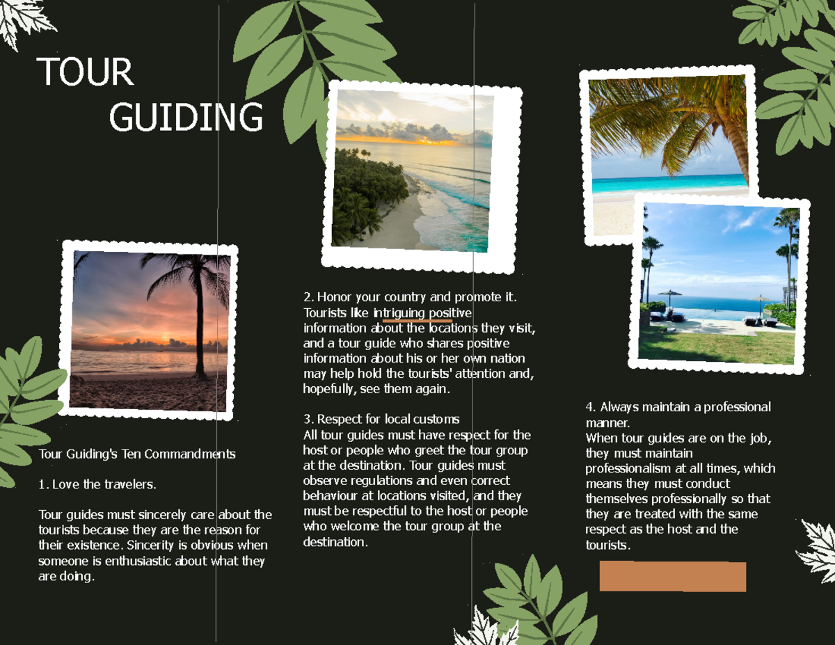 Scrapbook - jbhygjnkln - T Tour Guiding's Ten Commandments Love the ...