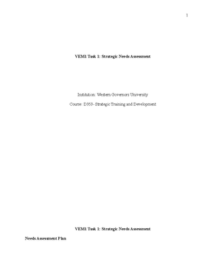 D353 Task 2 - Task 2 - D353 Task 2 Name: Amanda Grace Student ID ...