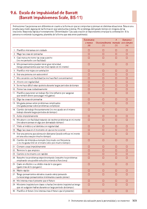Hoja de respuestas para calificar el test figs con indicaciones - Hoja ...