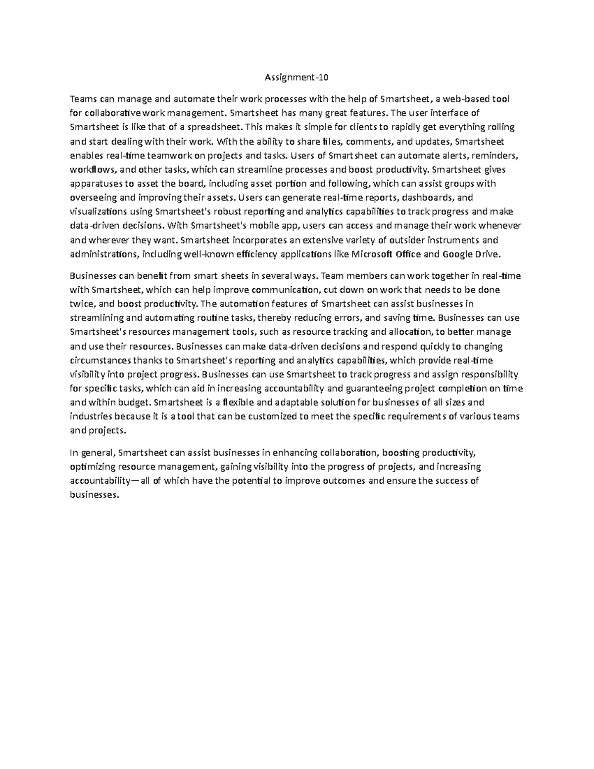 Assignment - Assignment- Teams can manage and automate their work ...