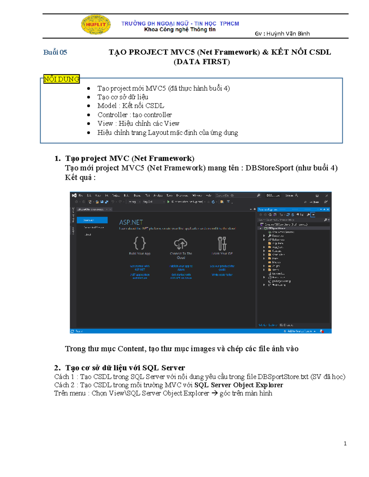 B05-MVC02 - Bài tập thực hành buổi 5 lập trình web - Buổi 0 5 TẠO ...