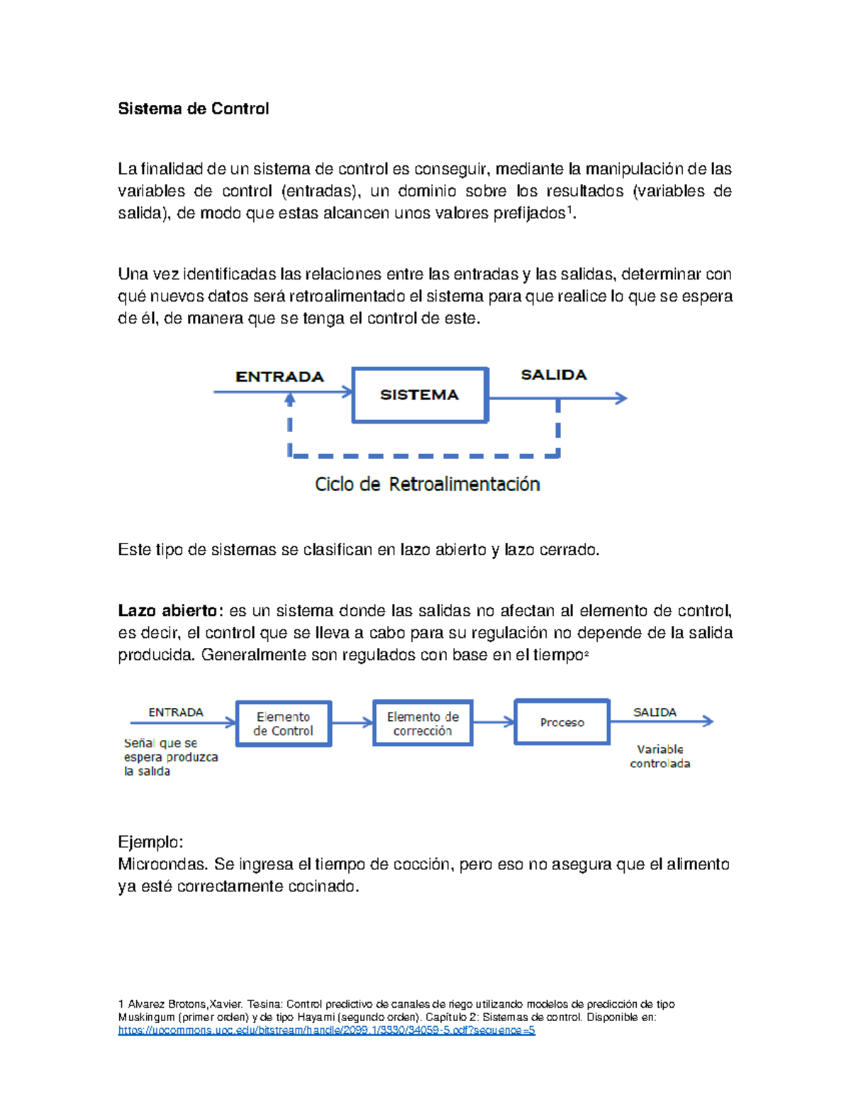 Sistema de Control - tarea de cibernética - 1 Alvarez Brotons,Xavier ...