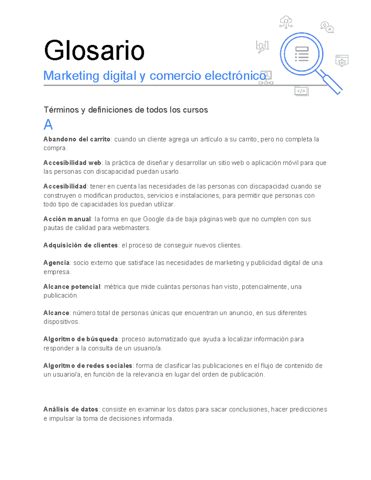 Digital-Marketing-E-commerce-Certificate-glossary - Glosario Marketing ...