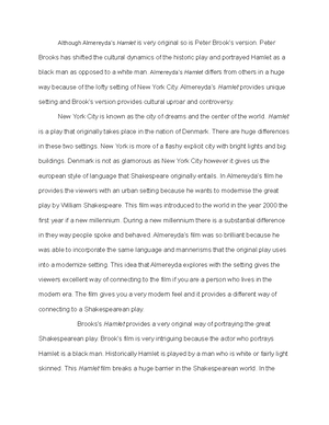 Americanah Final Essay - Ray Norman English 297 Professor Stasi 16 May ...