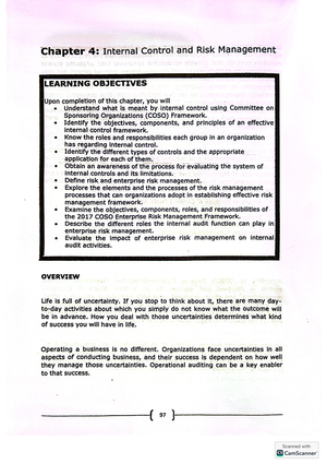 Operations Auditing ( Chapter 3) - Chapter 3: Objectives and Phases of ...