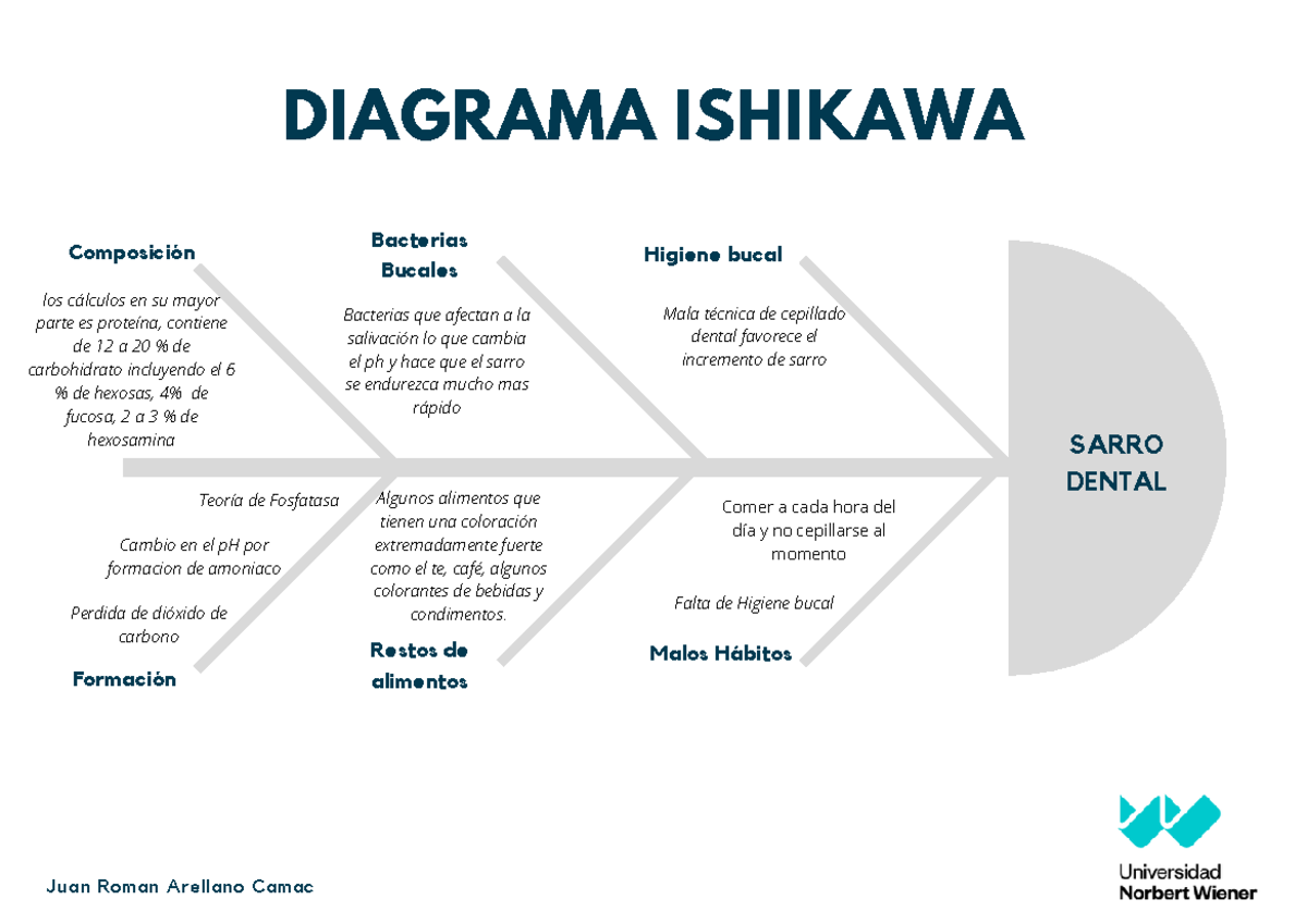 Ishikawa FORO 3 Bioqumica Teoria - DIAGRAMA ISHIKAWA Juan Roman ...