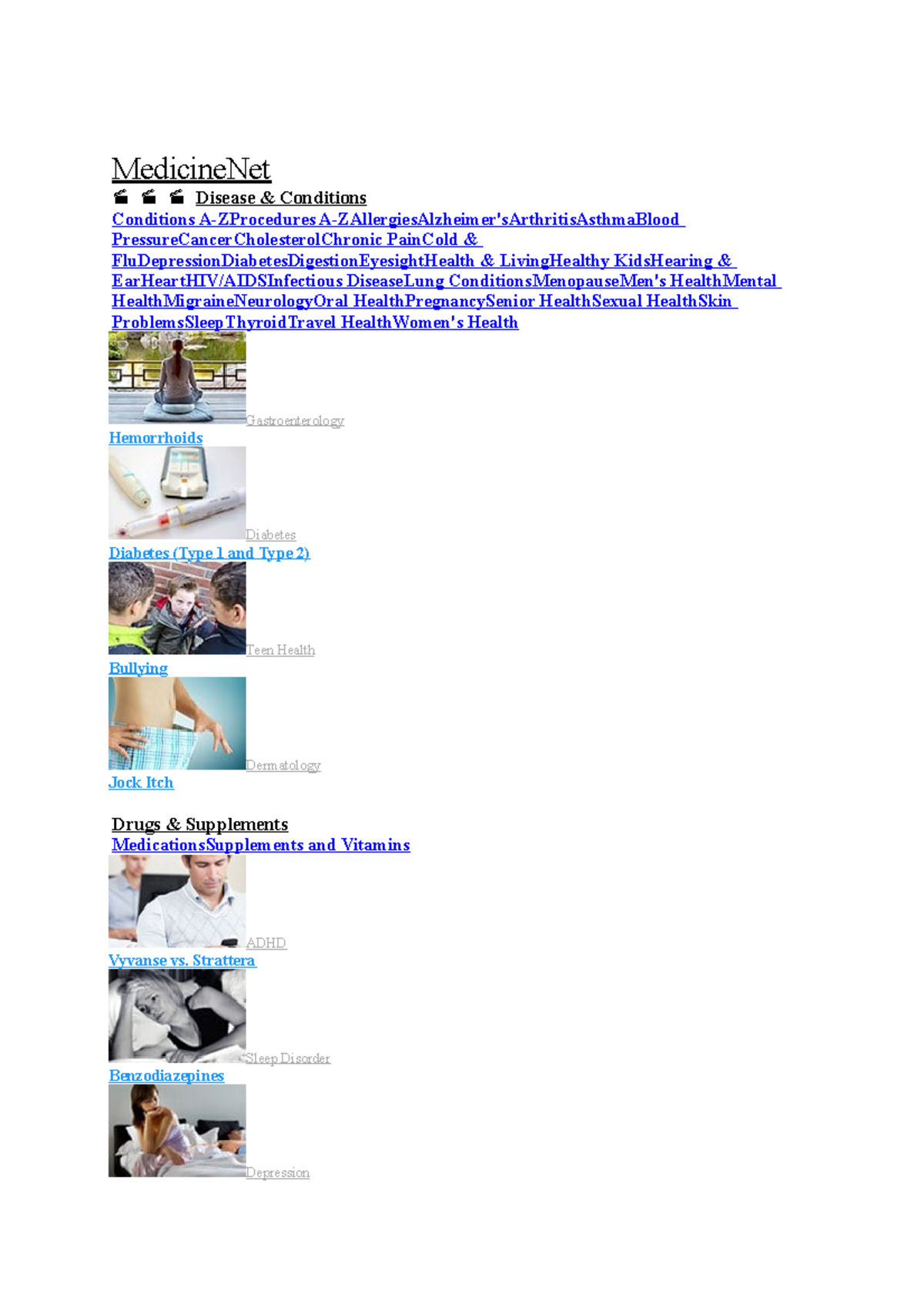 Medicine Net elc501 - no description - MedicineNet Disease & Conditions ...