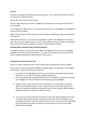 LW330 Tutorial 3 - LW330 PUBLIC LAW TUTORIAL 3 For a treaty to be part ...