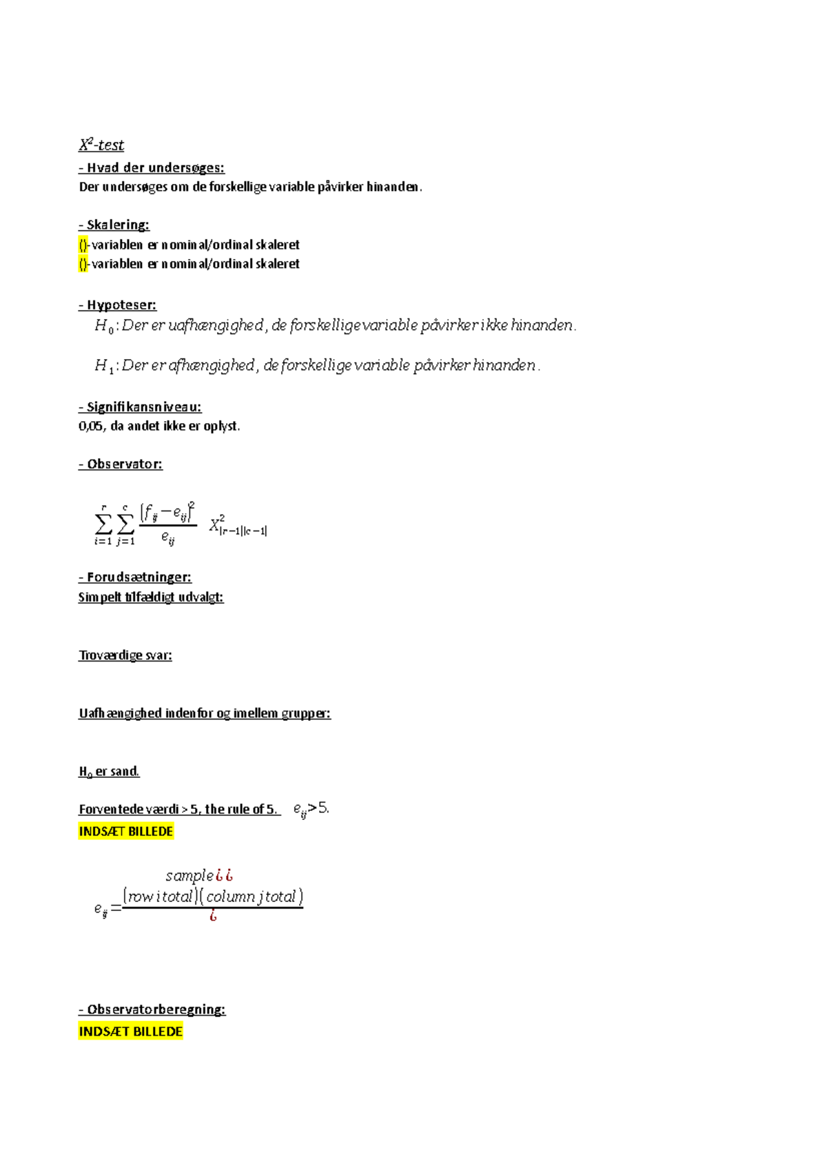 Chi^2 - Gennemgang til Chi^2 test i JMP - Χ 2 -test - Hvad der ...