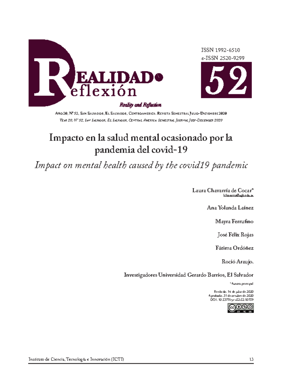 12604 - dasdasdas - Instituto de Ciencia, Tecnología e Innovación (ICTI ...