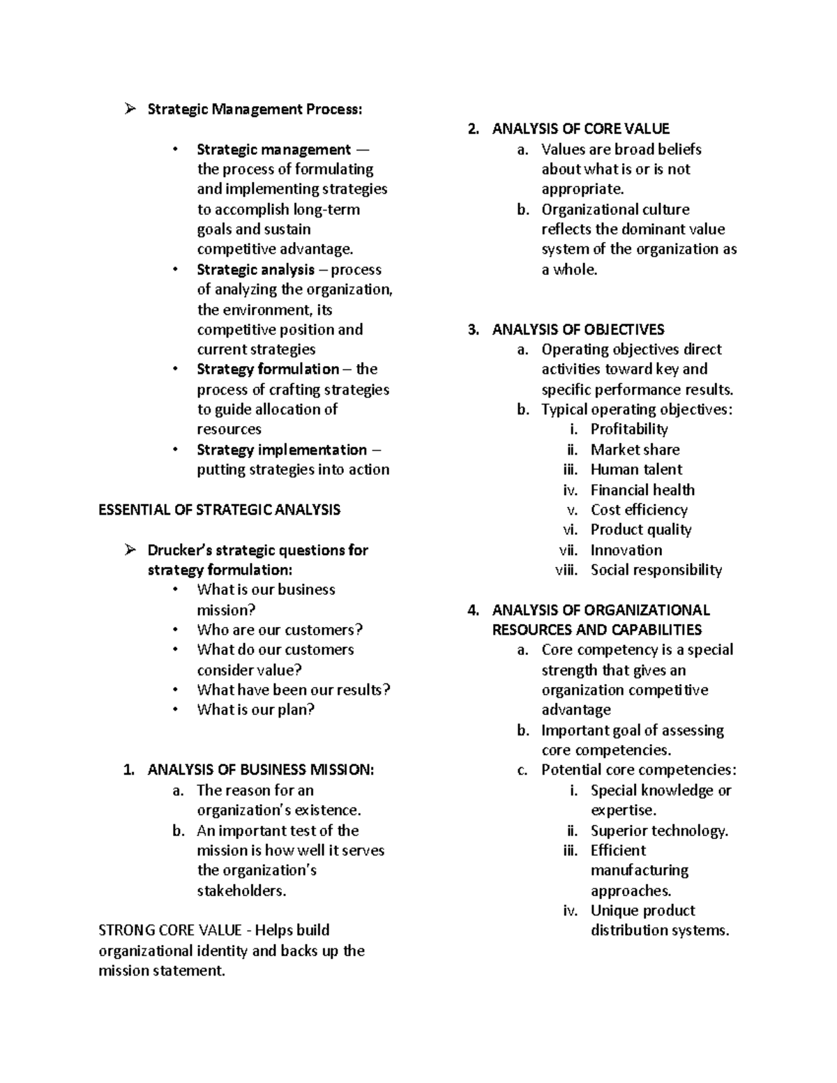 Chapter-7 - Summary Principles of Management - Strategic Management ...