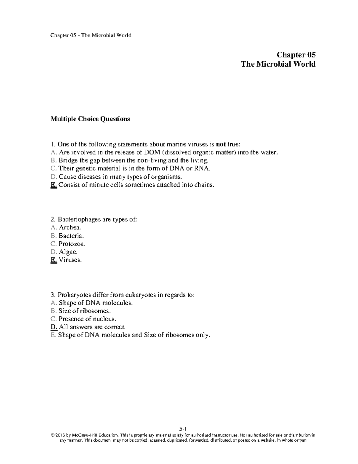 Chap005 - CLASS - 5- © 2013 by McGraw-Hill Education. This is ...