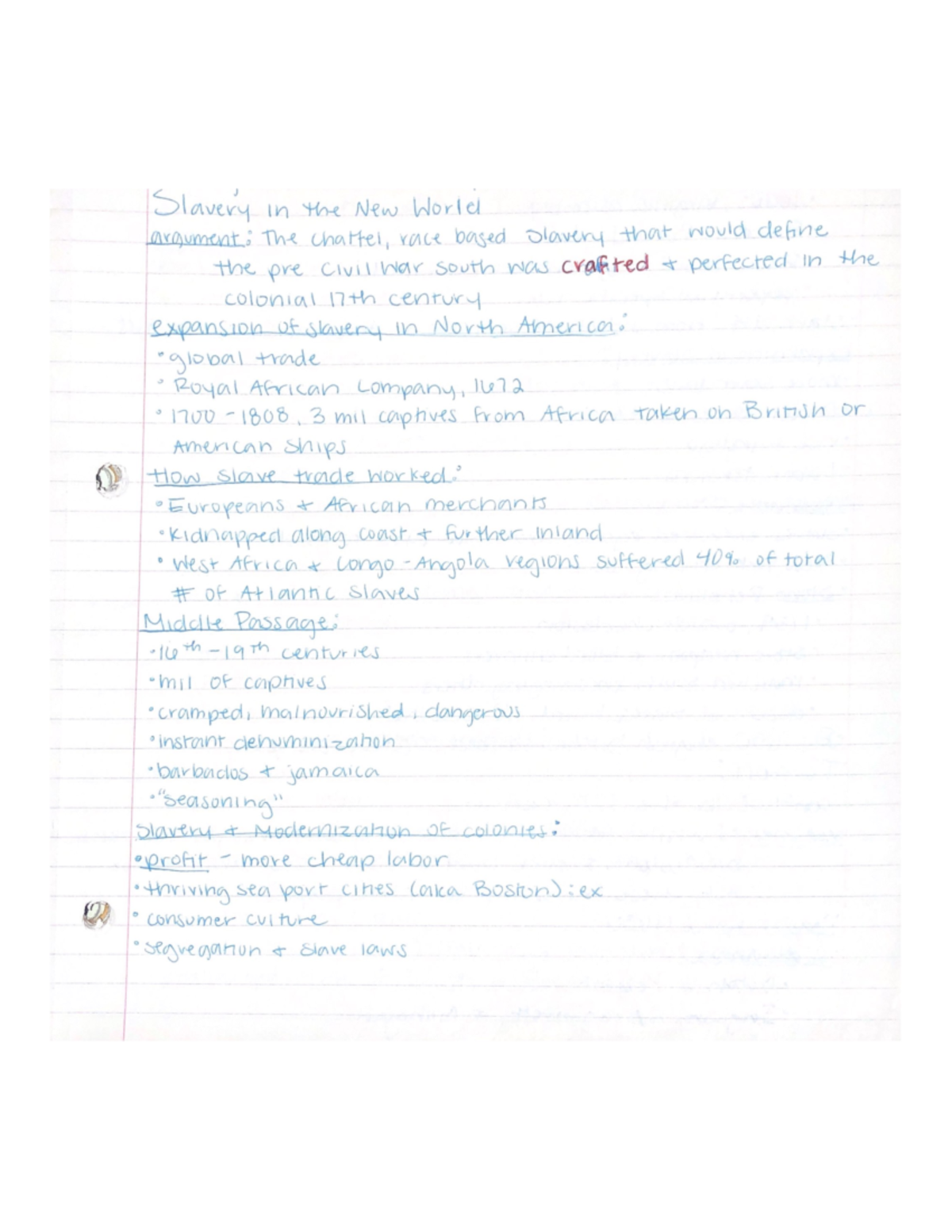 Hist 2610 Slavery In The New World - HIST 2610 - Studocu