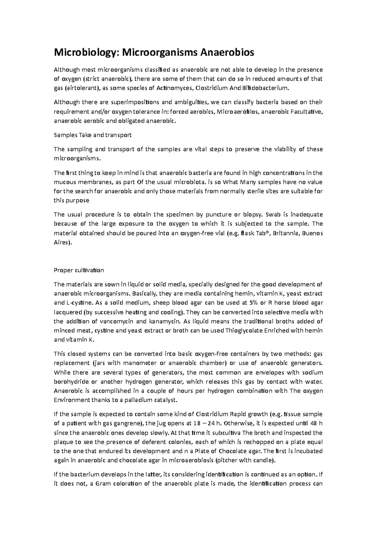 Microbiology - Lecture notes 1 - Microbiology: Microorganisms ...