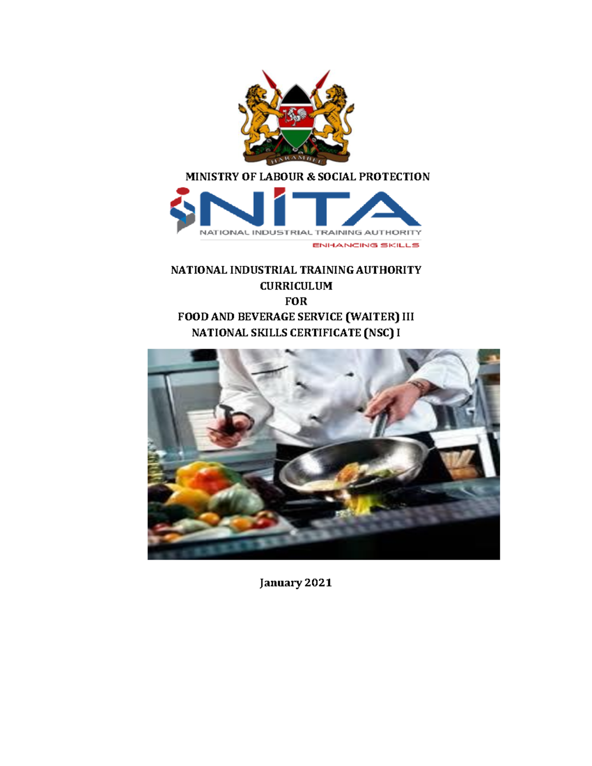 FBS Curriculum Level 2 - NATIONAL INDUSTRIAL TRAINING AUTHORITY ...