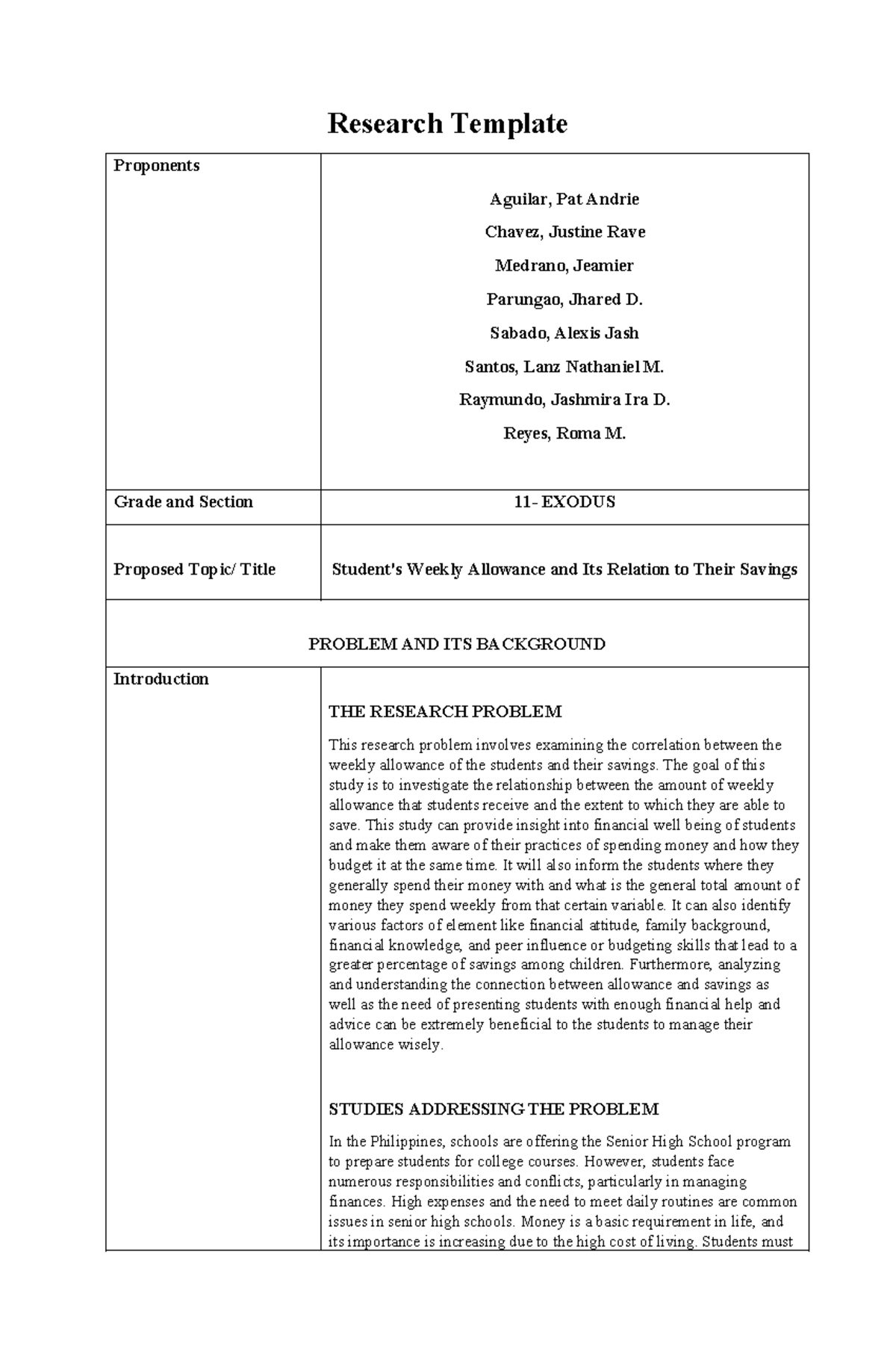 Inbound 2053385921052783611 - Research Template Proponents Aguilar, Pat ...